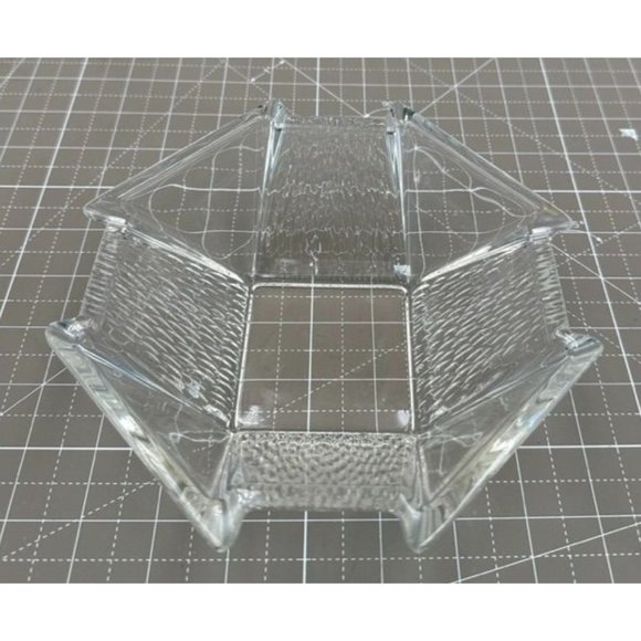 Unbranded | Dining | Midcentury Modern Octagon Geometric Glass Bowl ...